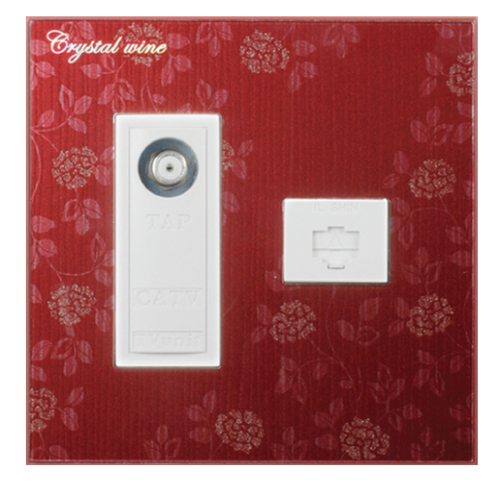 일신전기 전화통신 크리스탈 와인 2개용 CATV 1방+8P - DOTI 갓생을 위한 올인원 스토어